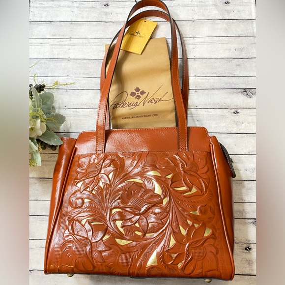 Patricia Nash | Bags | Nwt Patricia Nash Rosedale Toteburnished Cutout ...